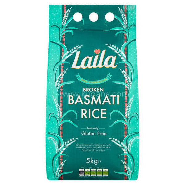 Laila Broken Basmati Rice 5kg–Kugans.com