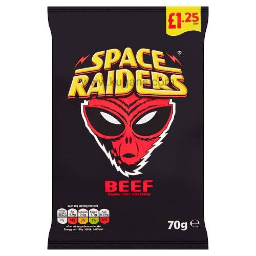 Space Raiders Beef 70g–Kugans.com