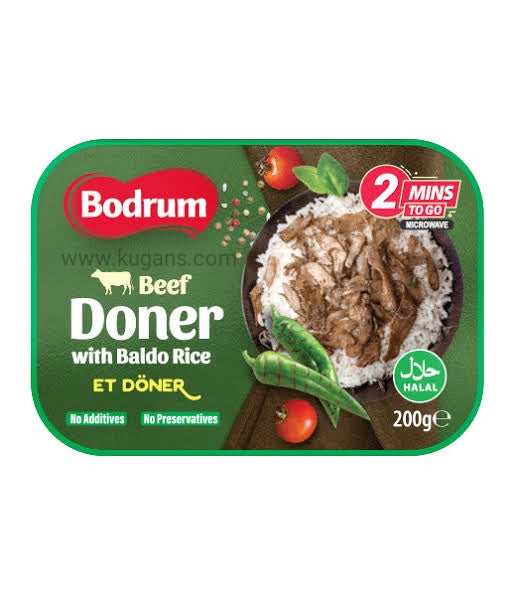 Bodrum Beef Doner Rice 200g–Kugans.com