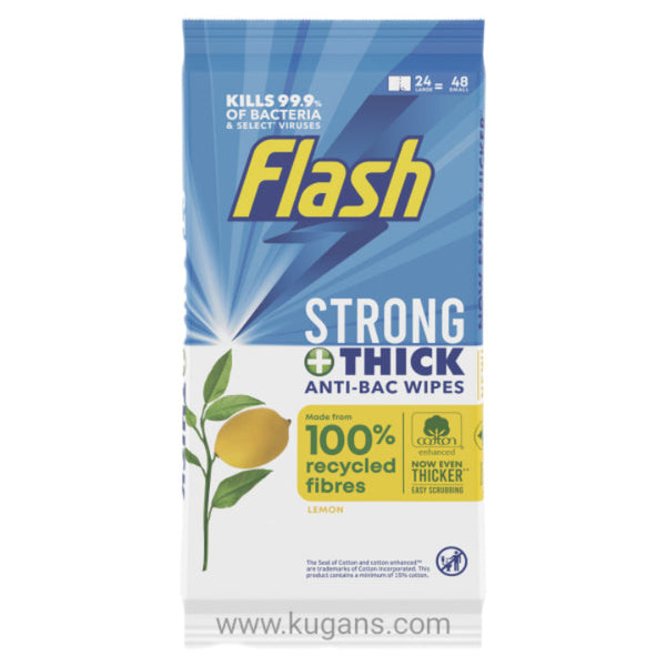 Flash Anti Bacterial Wipes–Kugans.com