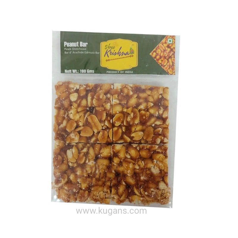 Shree Krishna Peanut Bar 100g–Kugans.com