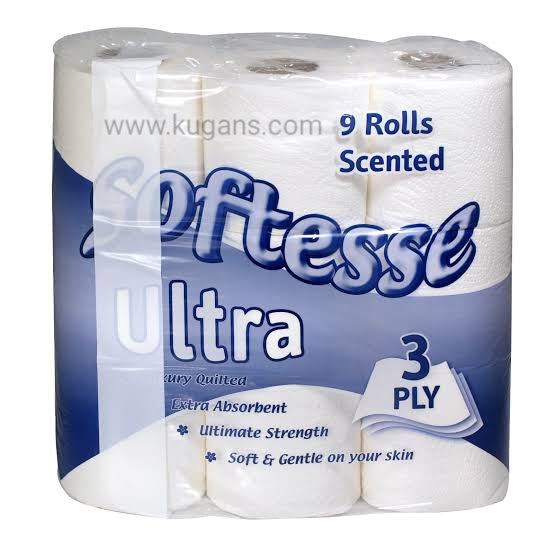 Softesse White T.rolls 9pcs–Kugans.com
