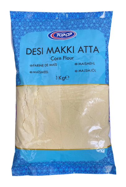 Top Op Desi Makki Atta 1kg–Kugans.com