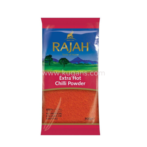 Rajah Chilli Powder Extra Hot 400g–Kugans.com