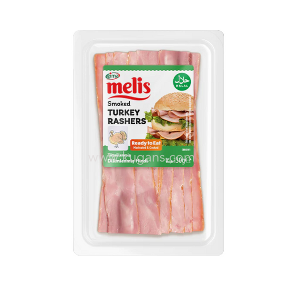Melis Smoked Turkey Rashers 130g–Kugans.com