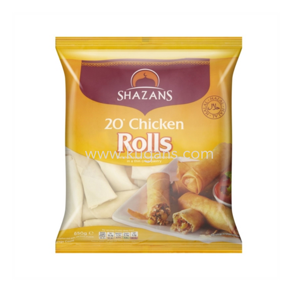 Shazans Chicken Rolls 20pcs–Kugans.com