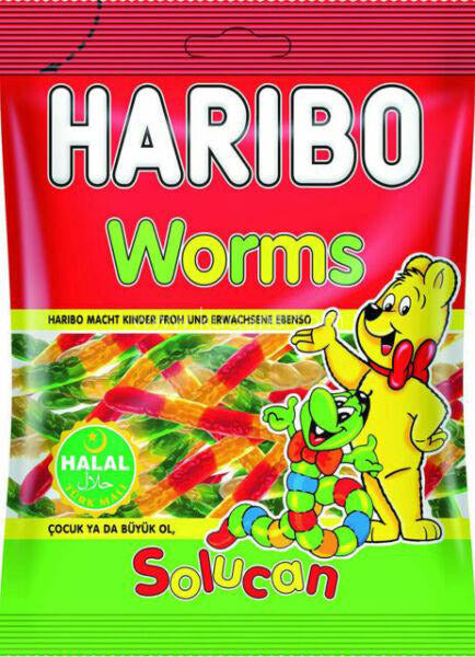 Haribo Worms Solucan Halal–Kugans.com