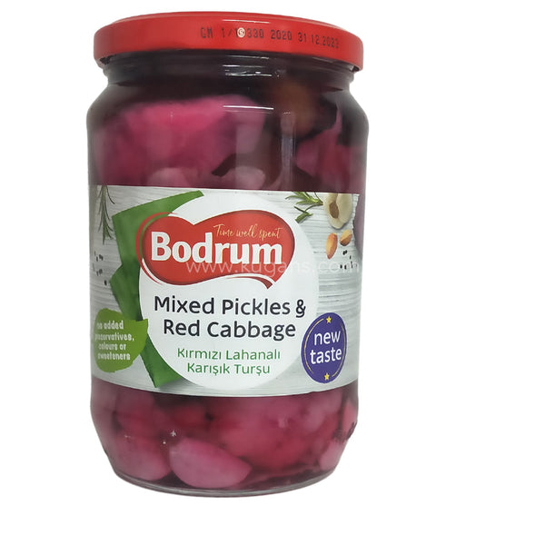 Bodrum Mixed Pickles Red Cabb–Kugans.com