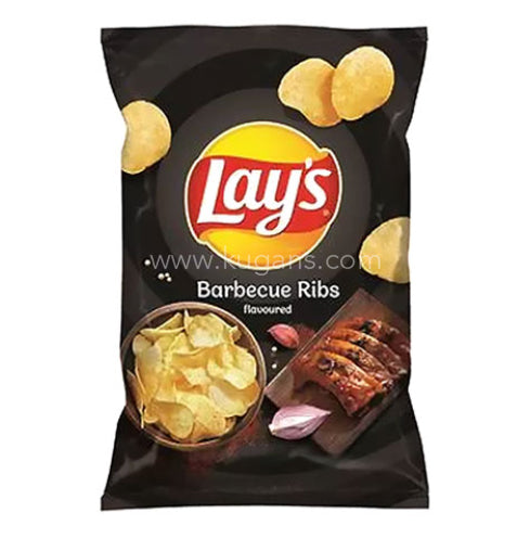 Lays Barbecue Ribs Chips 140g–Kugans.com