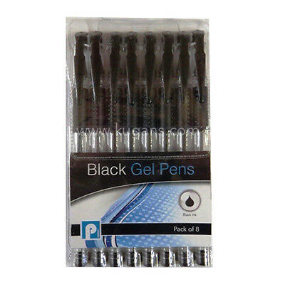 Pennine Black Gel Pens 7pcs–Kugans.com